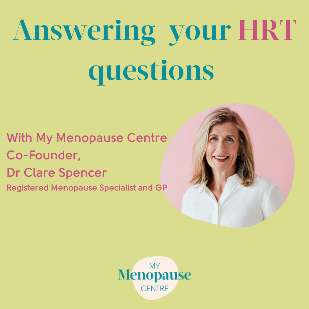 Answering your HRT questions | My Menopause Centre
