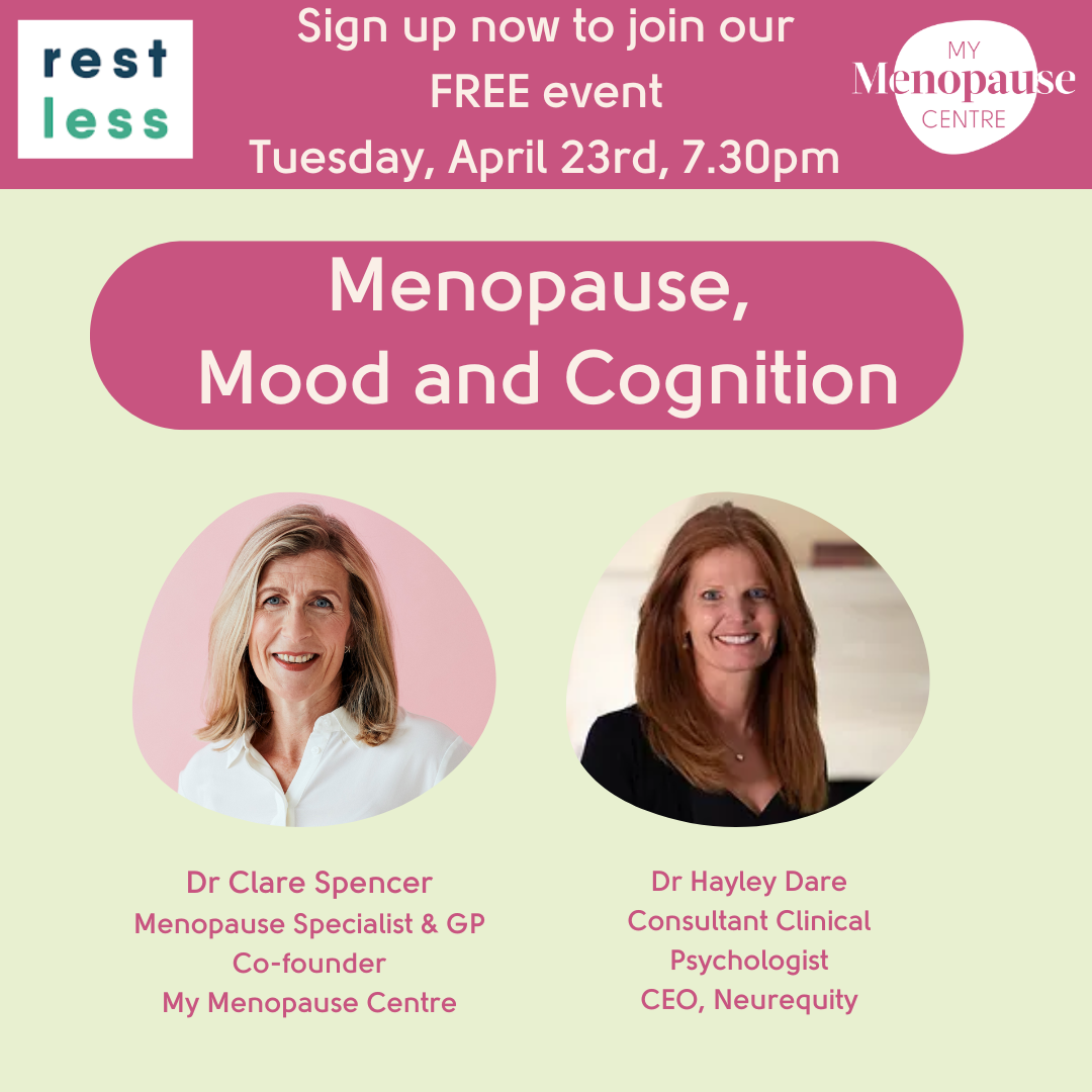 Catch up on our webinar: Demystifying the Menopause, Mood and Cognition ...